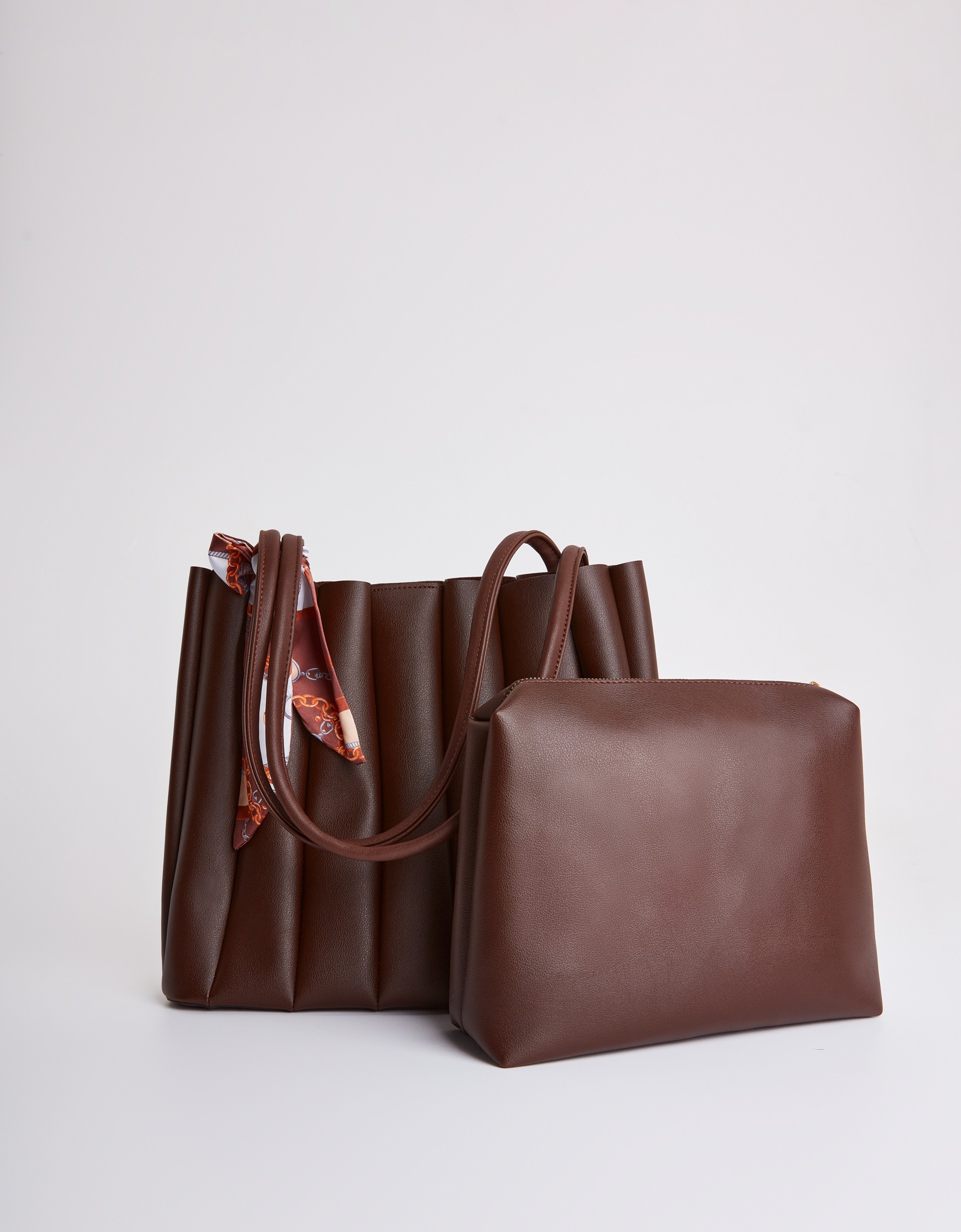 ROSA Suni Deri Organizerli Omuz Çanta | Baghca